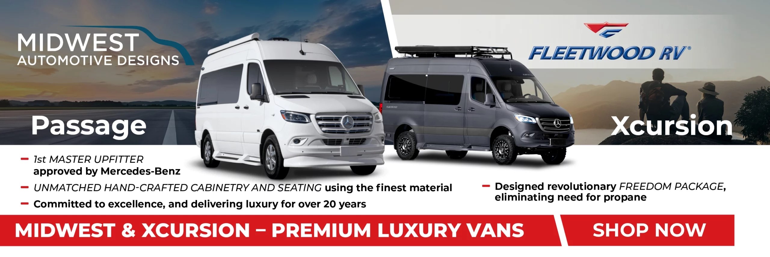 Camper Vans & Class B RVs | Giant RV Van Center