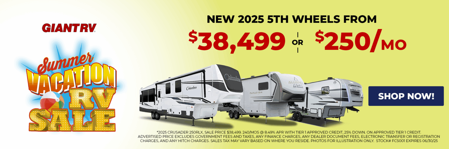 Giant RV | #1 Dealer for New & Used RVs, Parts, & Service